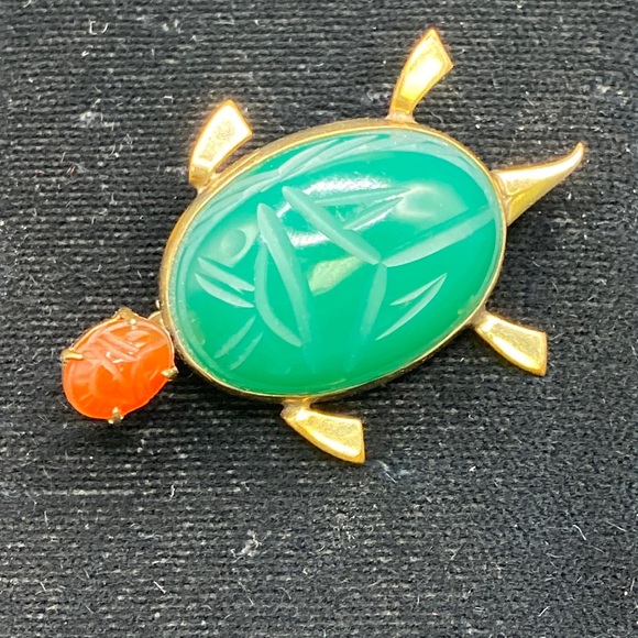 WRE | Jewelry | Vintage Wre Scarab Turtle Pin | Poshmark